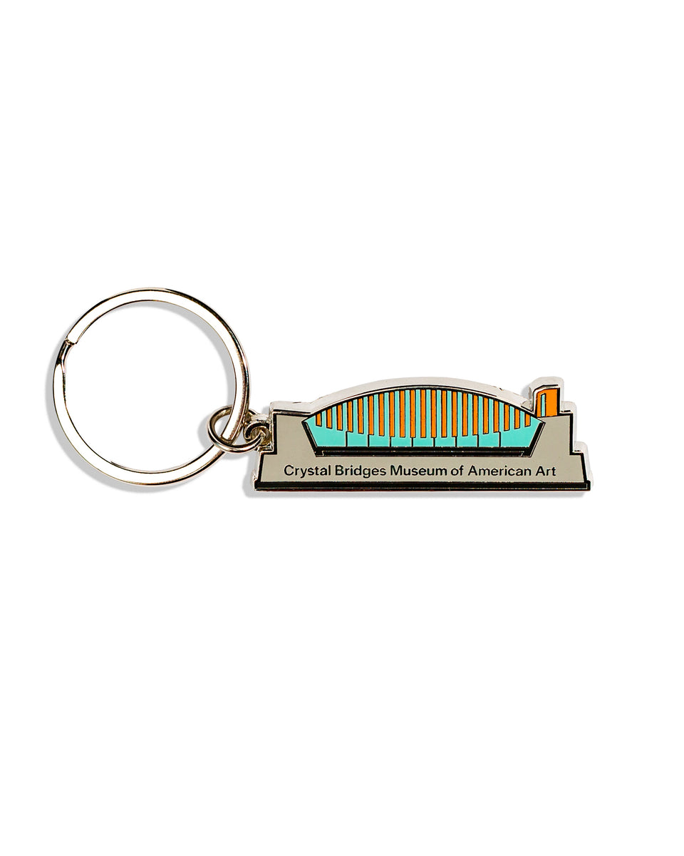 CRYSTAL BRIDGES ENAMEL KEYCHAIN – Crystal Bridges and the Momentary