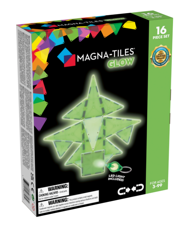 MAGNA-TILES GLOW 16 PC SET – Crystal Bridges and the Momentary