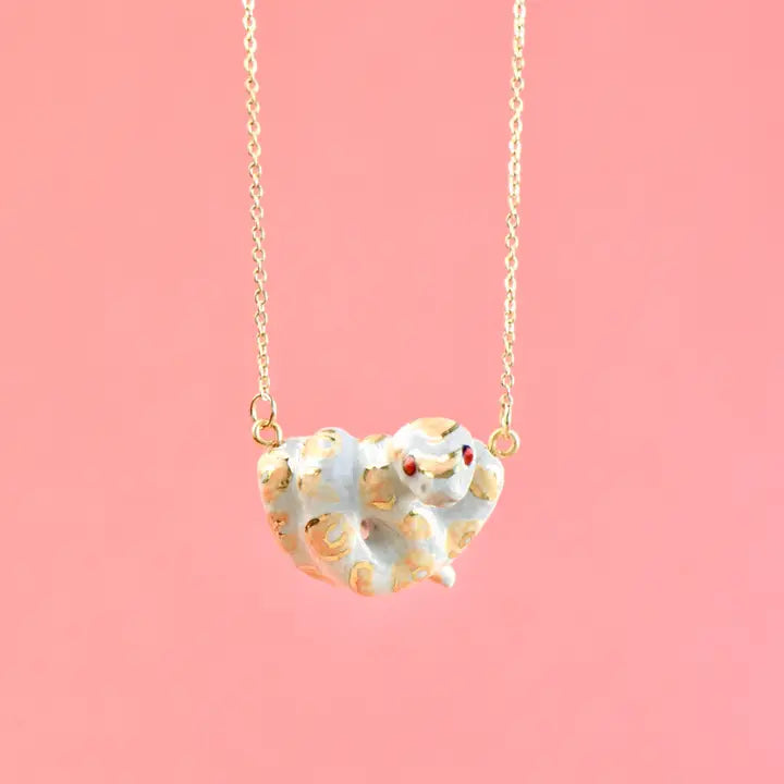 GOLD ALBINO PYTHON NECKLACE – Crystal Bridges and the Momentary