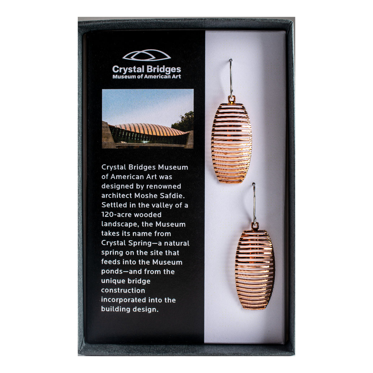 CRYSTAL BRIDGES EARRINGS – Crystal Bridges and the Momentary